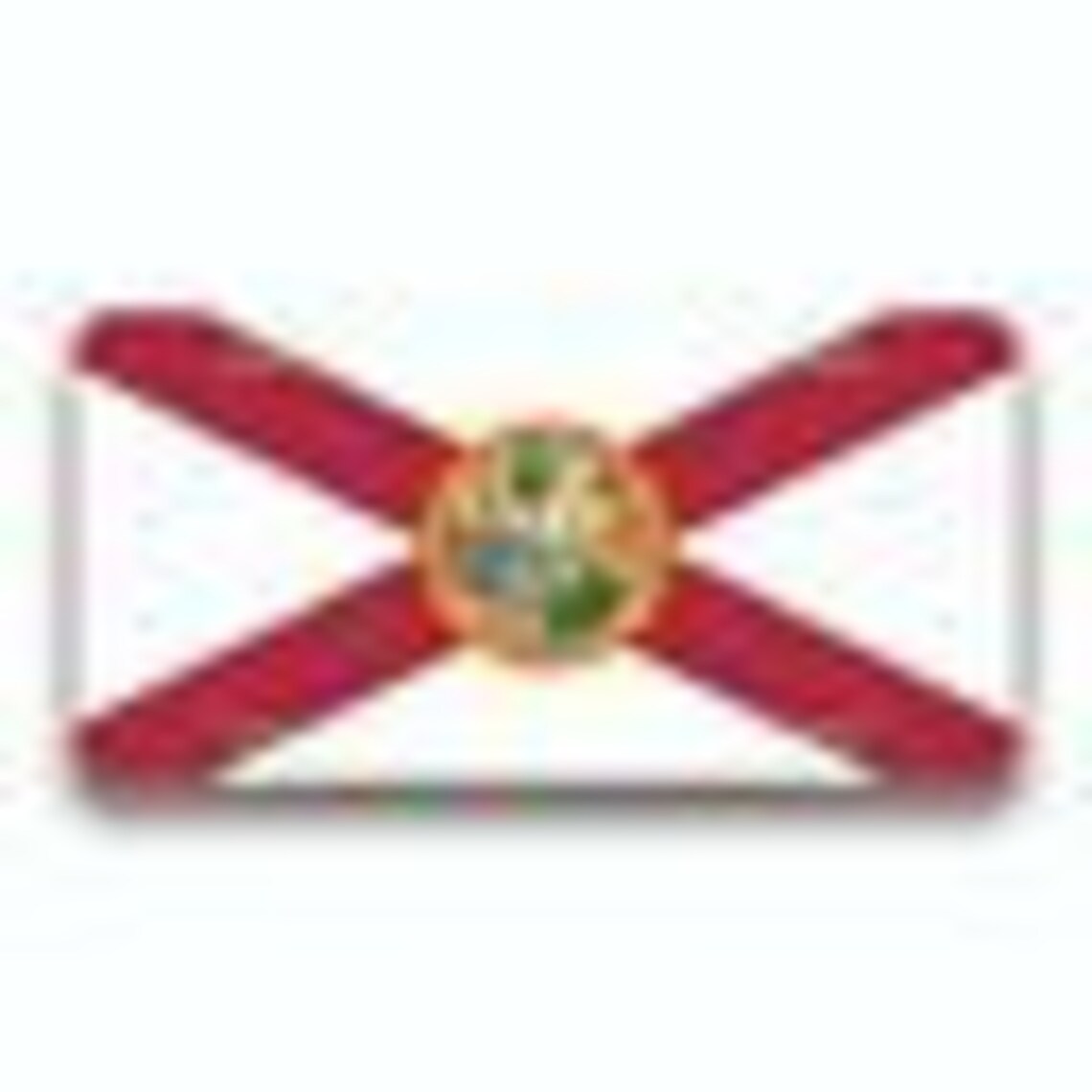 Florida State Flag License Plate Tag Novelty Front Aluminum 6 - Etsy