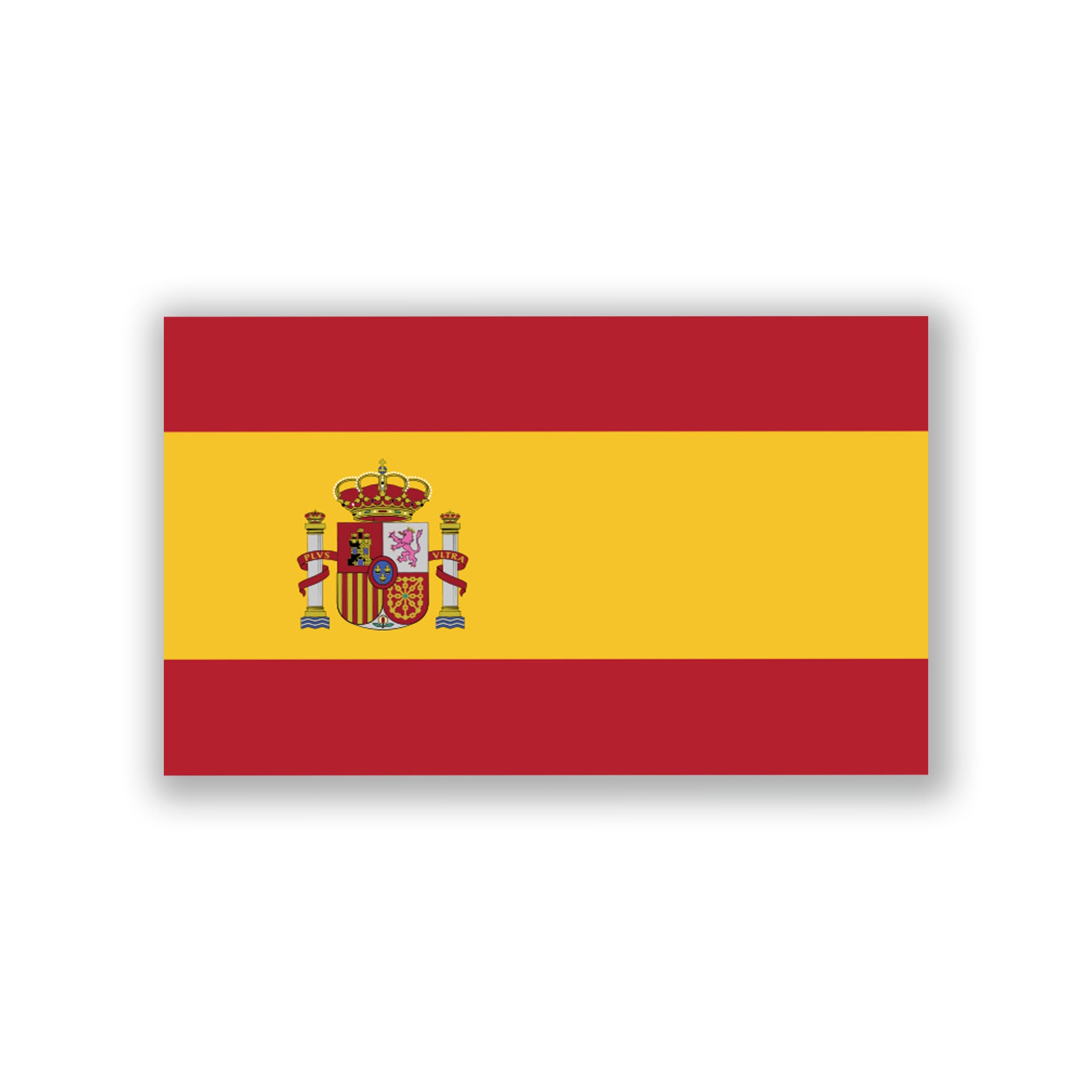 Spain Flag Decal Sticker 5-inches by 3-inches Premium - Etsy