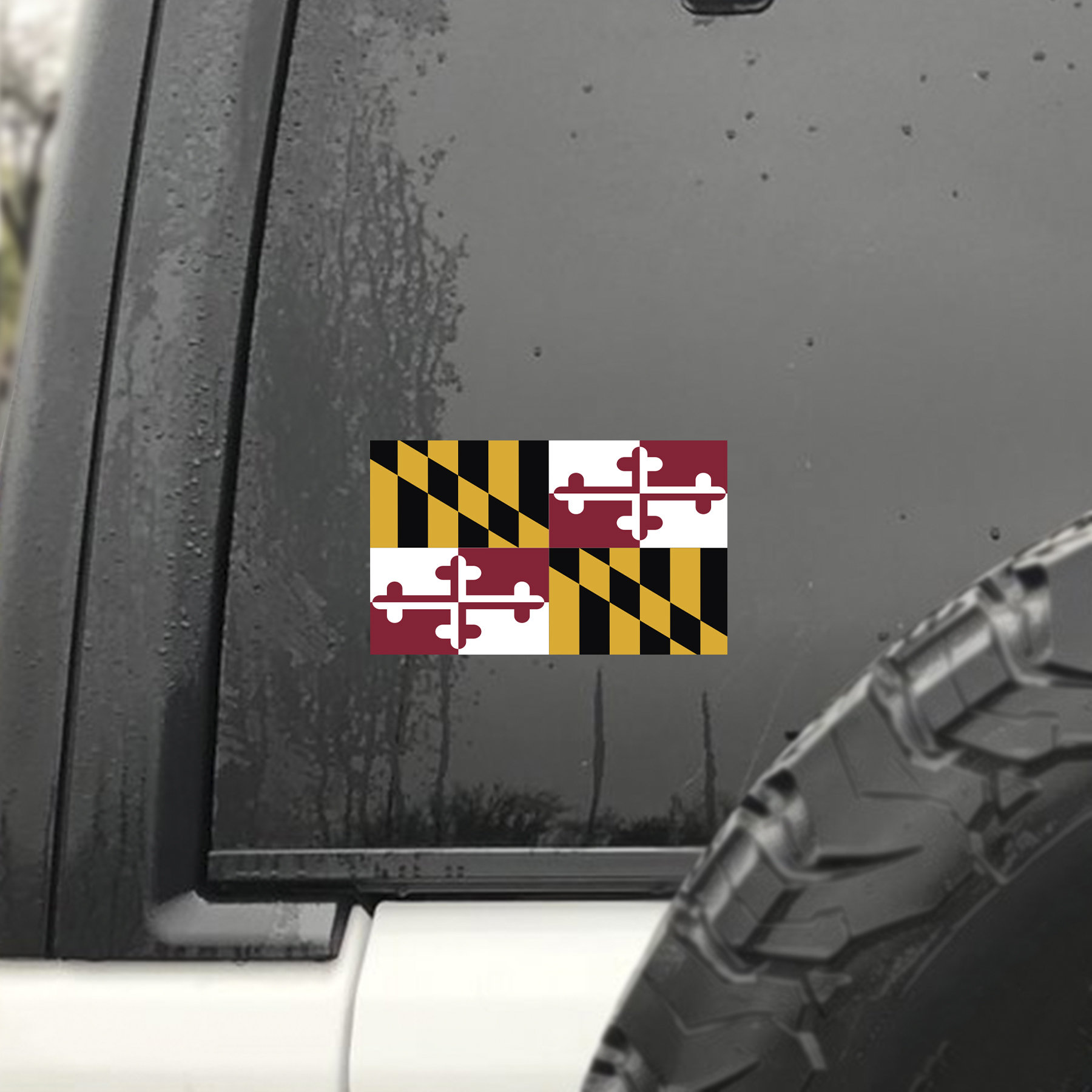 Maryland State Flag Decal Stickers Official State Flag of - Etsy