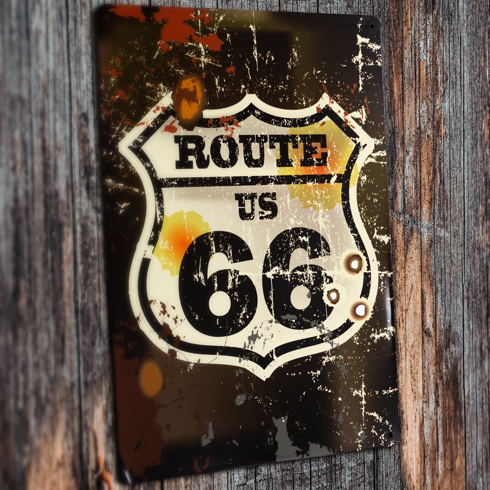 US Route 66 Vintage Road Street Sign Perfect for Decorating Nostalgic ...