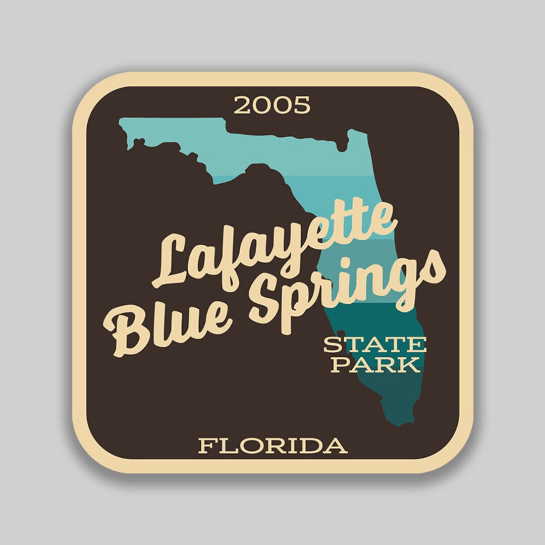 Lafayette Blue Springs State Park Florida Decal Sticker | 4-inches ...