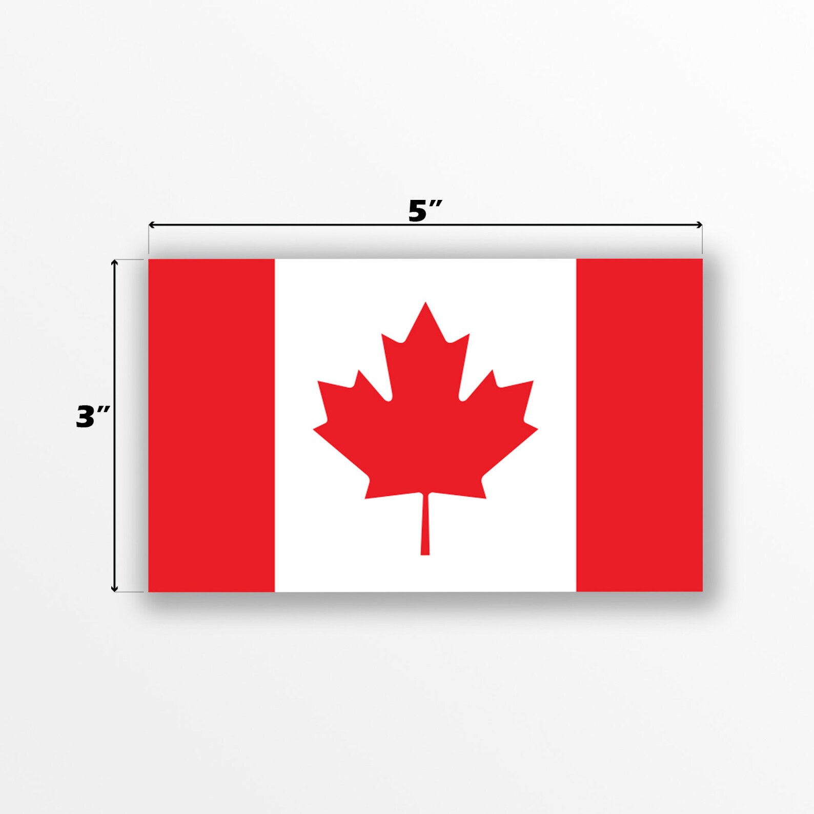 Canada Flag Decal Stickers | Official Flag of Canada Stickers | 5 ...