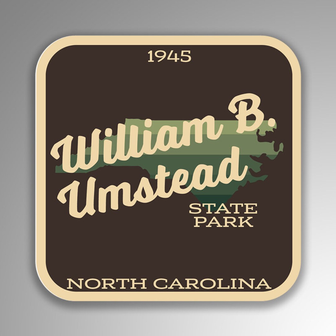 William B Umstead State Park Decal Sticker | 4-inches | Premium Quality ...