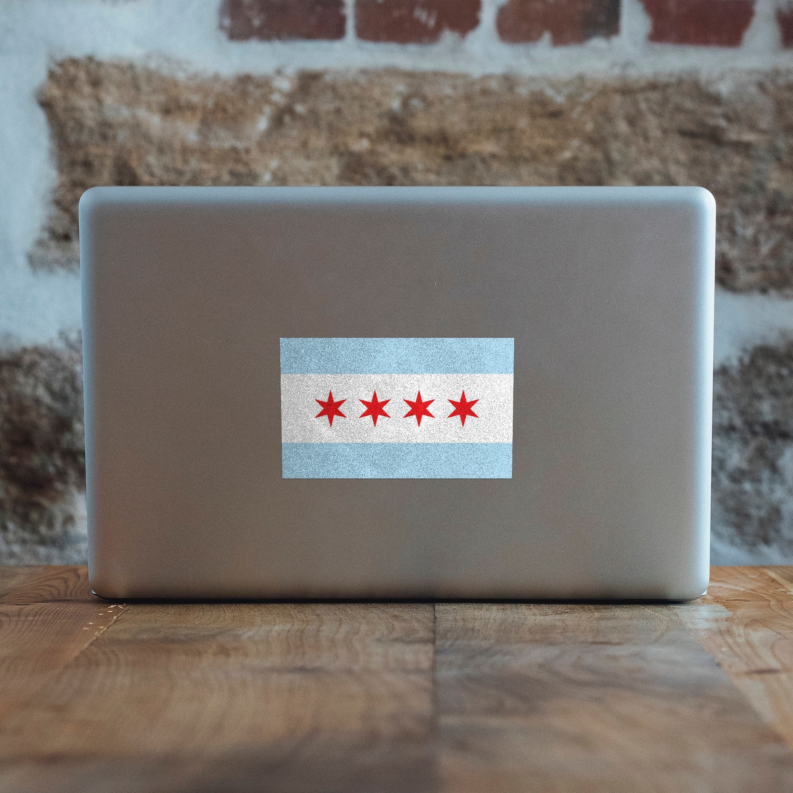 Chicago City Flag Decal Sticker | 5-inches by 3-inches | Premium ...
