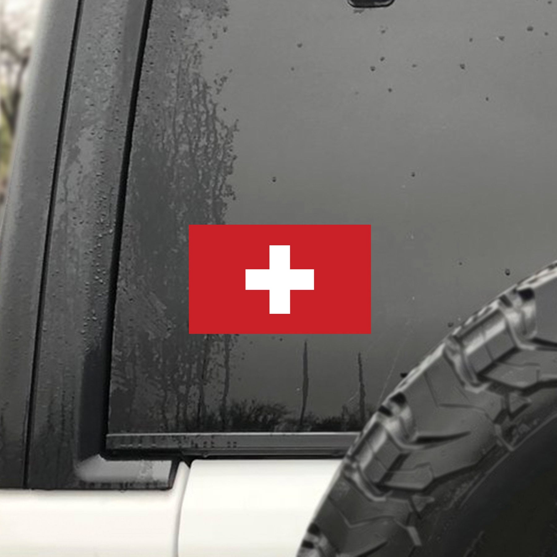 Switzerland Flag Decal Sticker 5-inches by 3-inches - Etsy