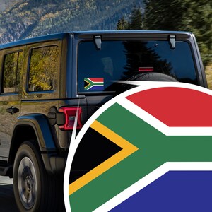 South Africa Flag Decal Sticker | 5-inches by 3-inches | Premium ...