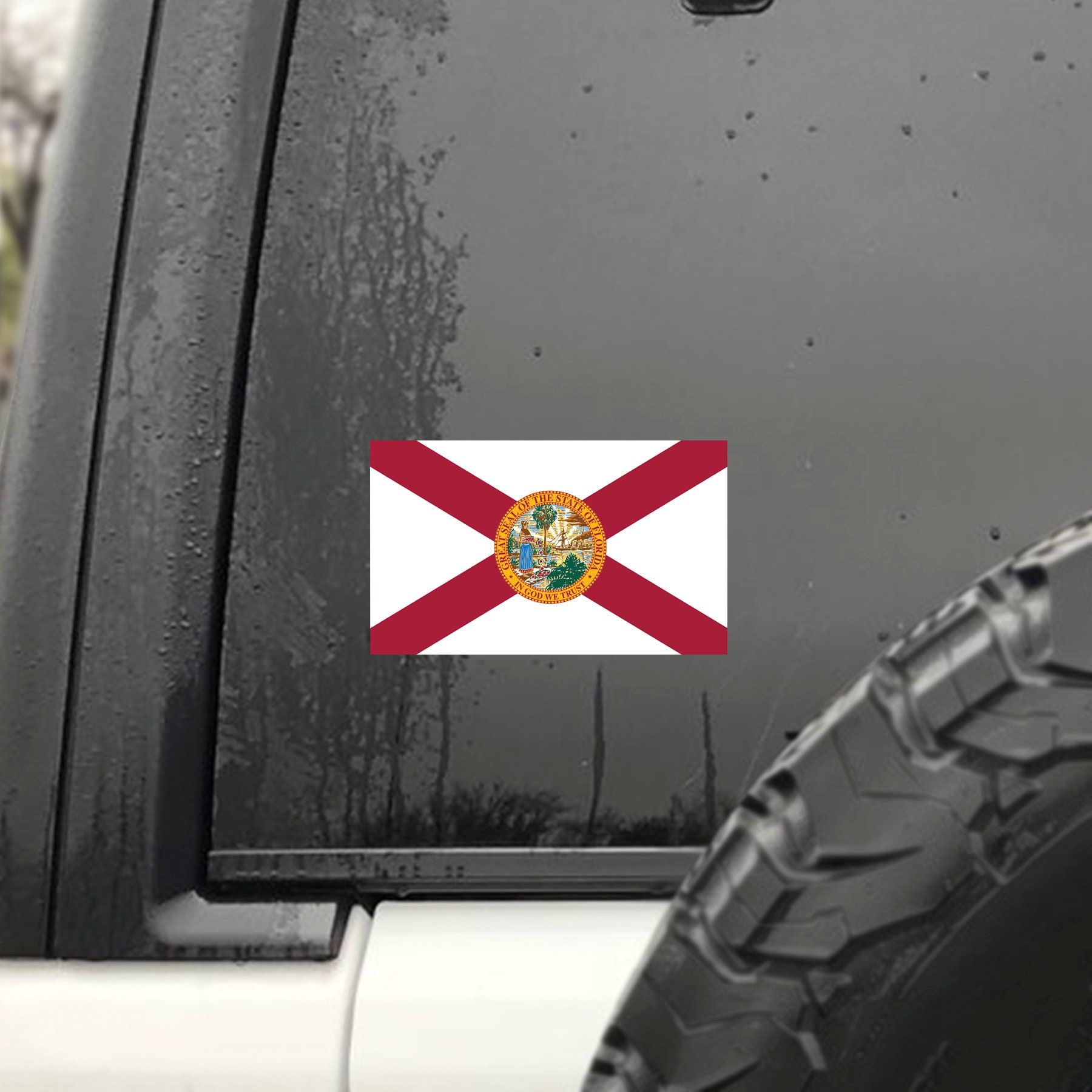 Florida State Flag Decal Sticker Florida Sticker 5-inches - Etsy
