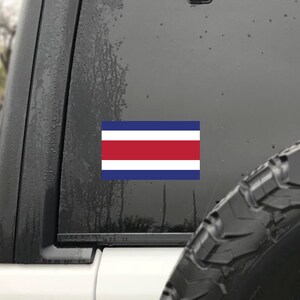 Costa Rica Flag Decal Sticker | 5-inches by 3-inches | Premium Quality ...