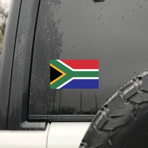 South Africa Flag Decal Sticker | 5-inches by 3-inches | Premium ...