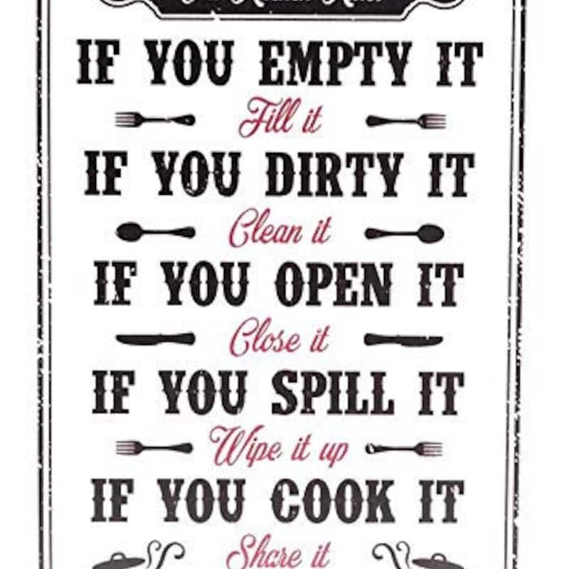 Wash Dishes Sign - Etsy