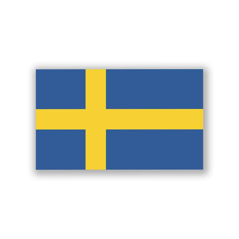 Swedish Flag Decals - Etsy