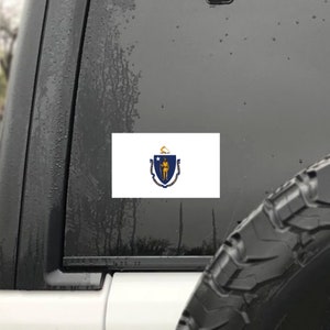 Massachusetts State Flag Decal Stickers | Official Flag of ...