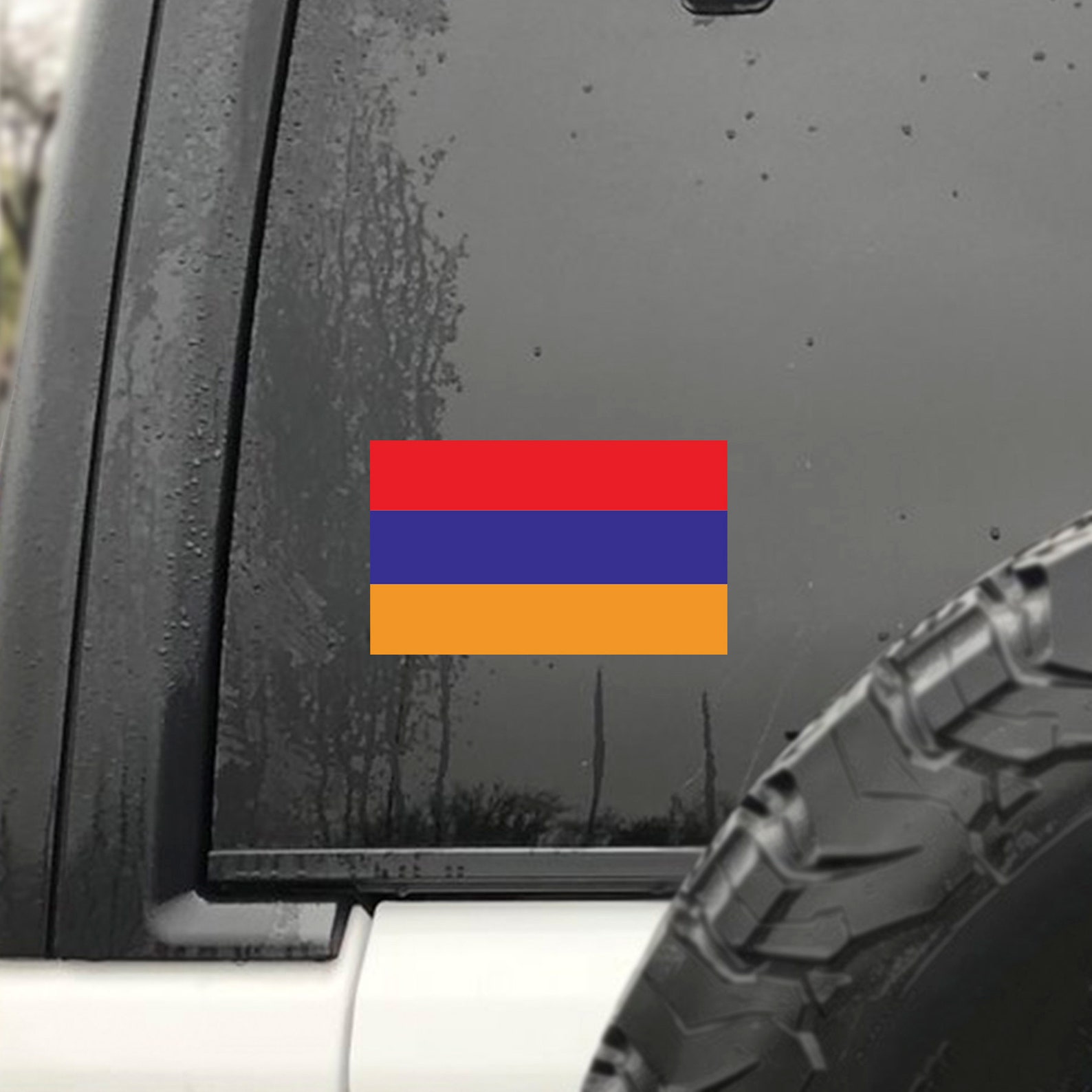 Armenia Flag Decal Sticker 5-inches by 3-inches Premium | Etsy