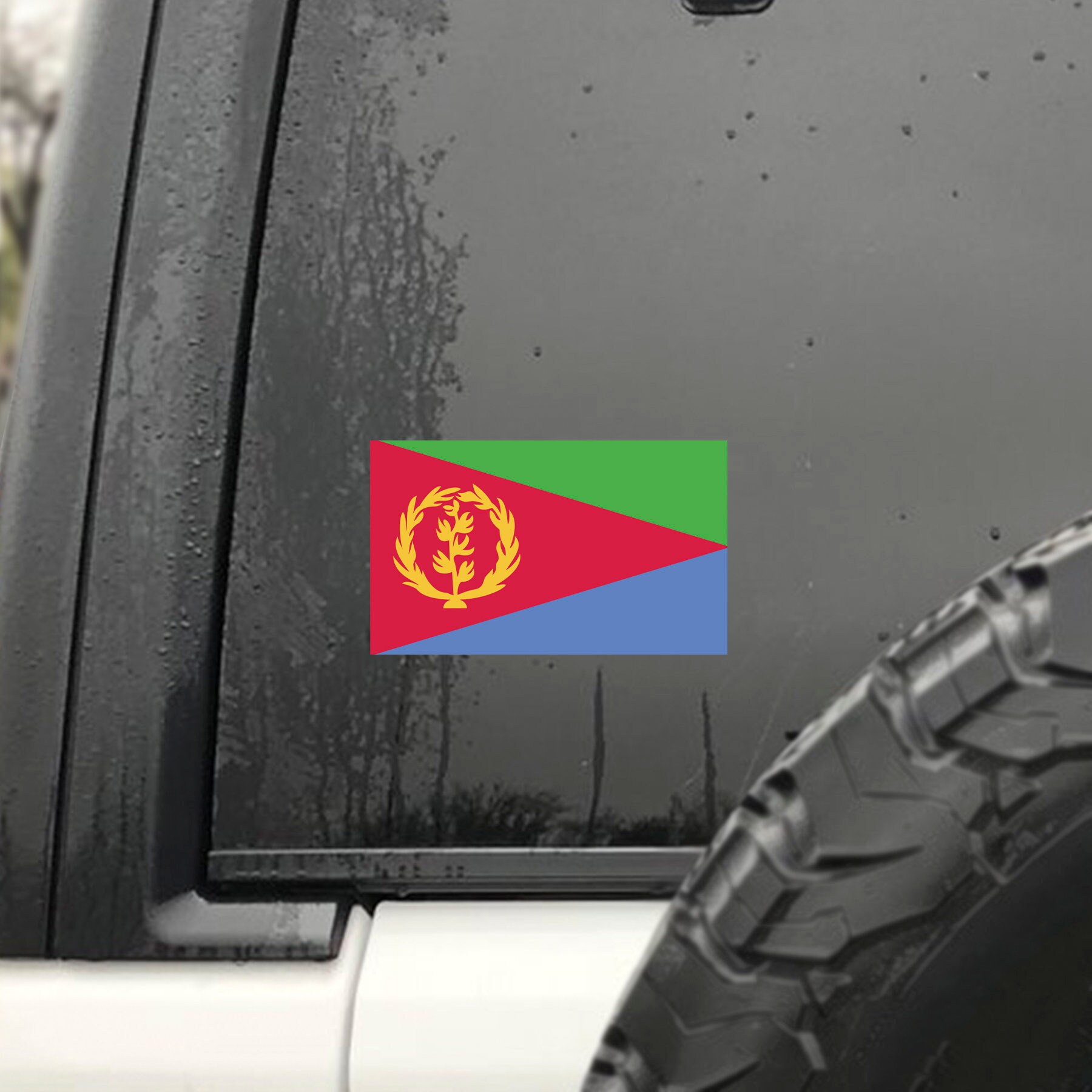 Eritrea Flag Decal Sticker 5-Inches By 3-Inches Premium | Etsy