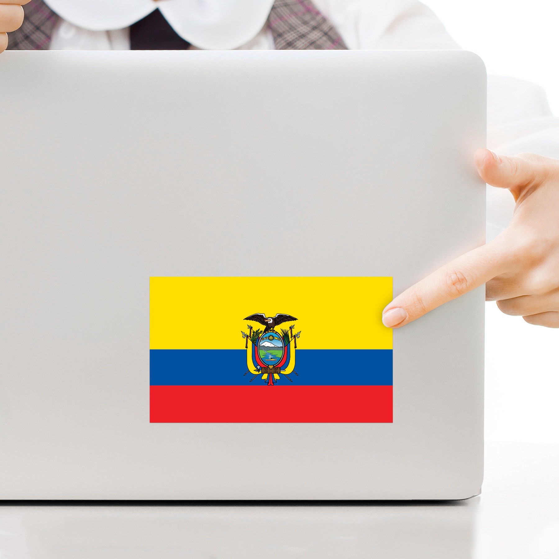 Ecuador Flag Decal Sticker 5-inches by 3-inches Premium | Etsy