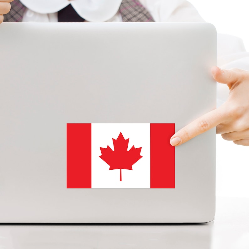 Canada Flag Decal Stickers | Official Flag of Canada Stickers | 5 ...