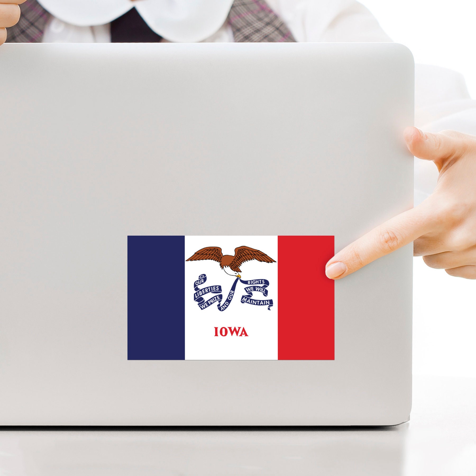 Iowa State Flag Decal Stickers Official Flag of Iowa - Etsy