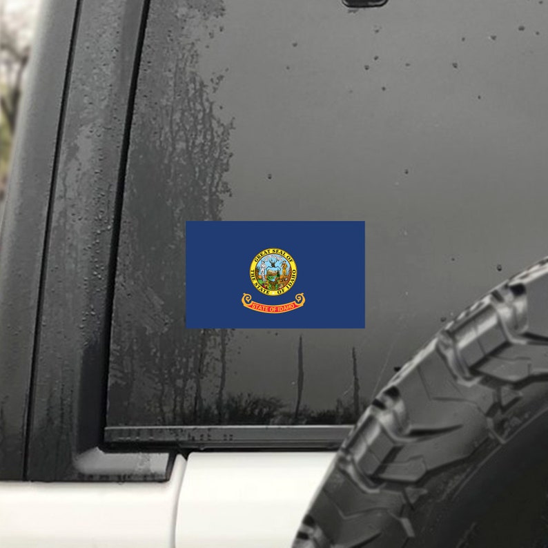 Idaho State Flag Decal Stickers Official Flag of Idaho | Etsy