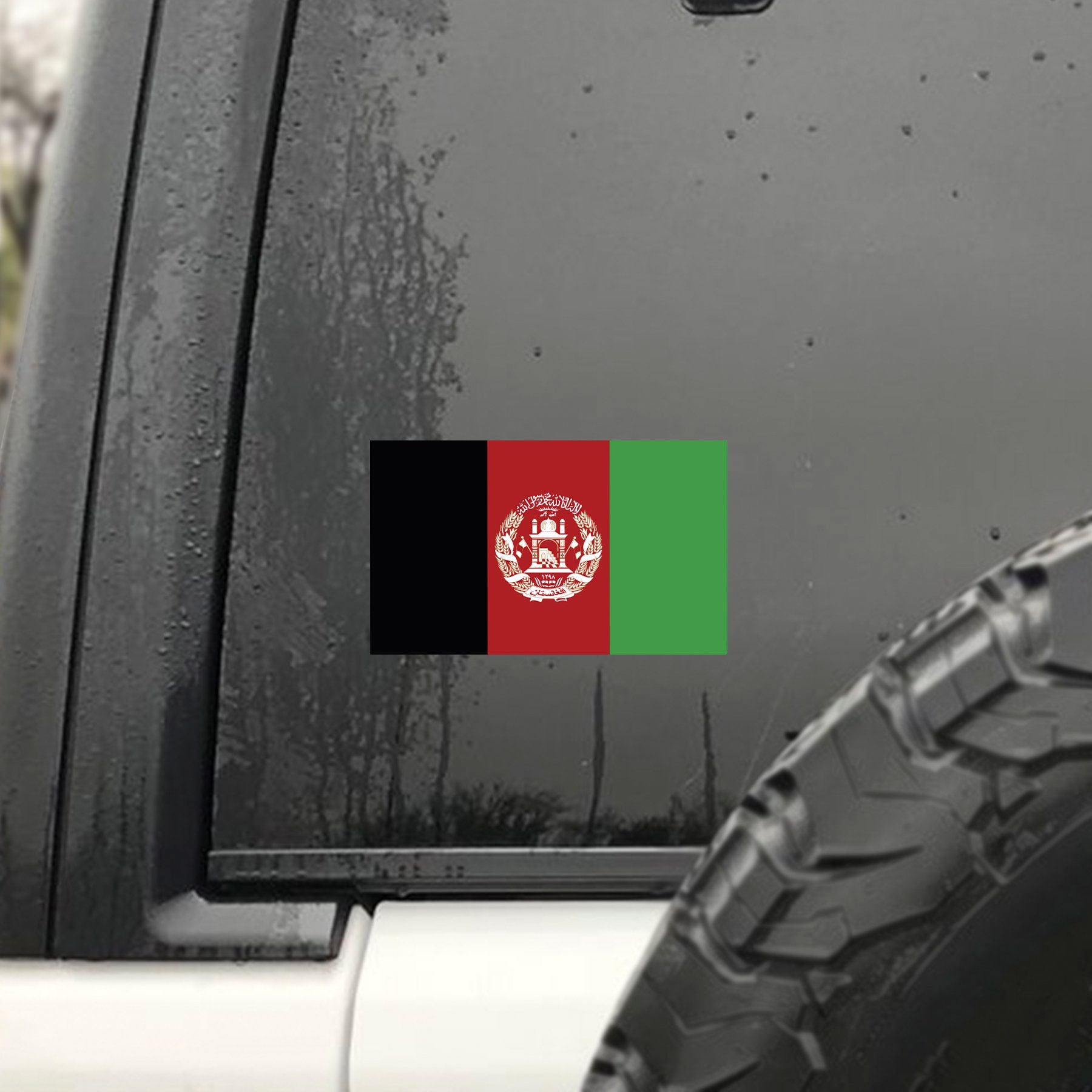 Afghanistan Flag Decal Sticker 5-Inches By 3-Inches | Etsy