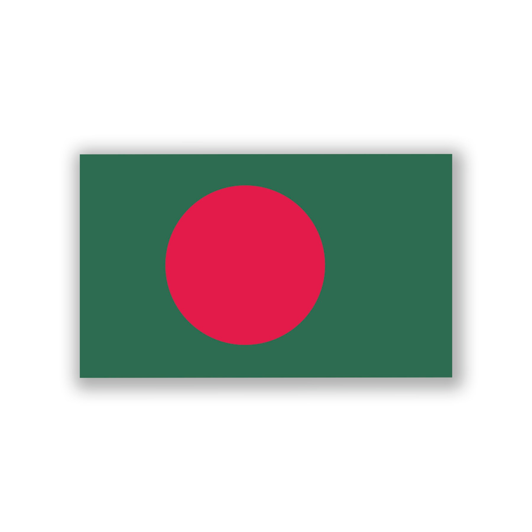 Bangladesh Flag Decal Sticker 5-inches by 3-inches Premium - Etsy