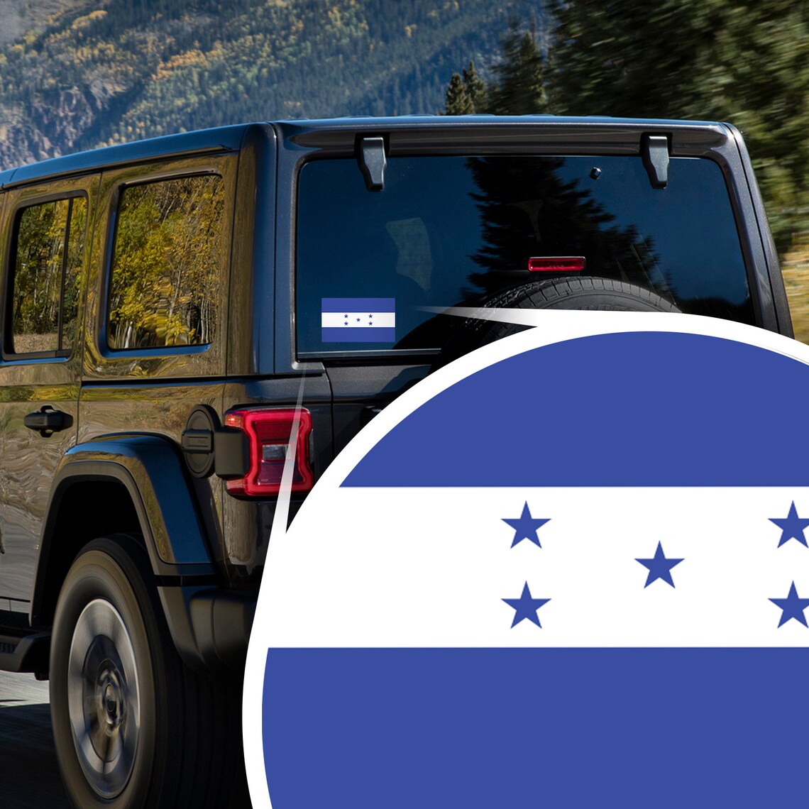 Honduras Flag Decal Stickers Official Flag of Honduras - Etsy