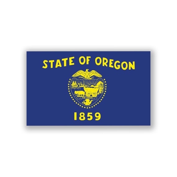 Oregon State Shape Flag
