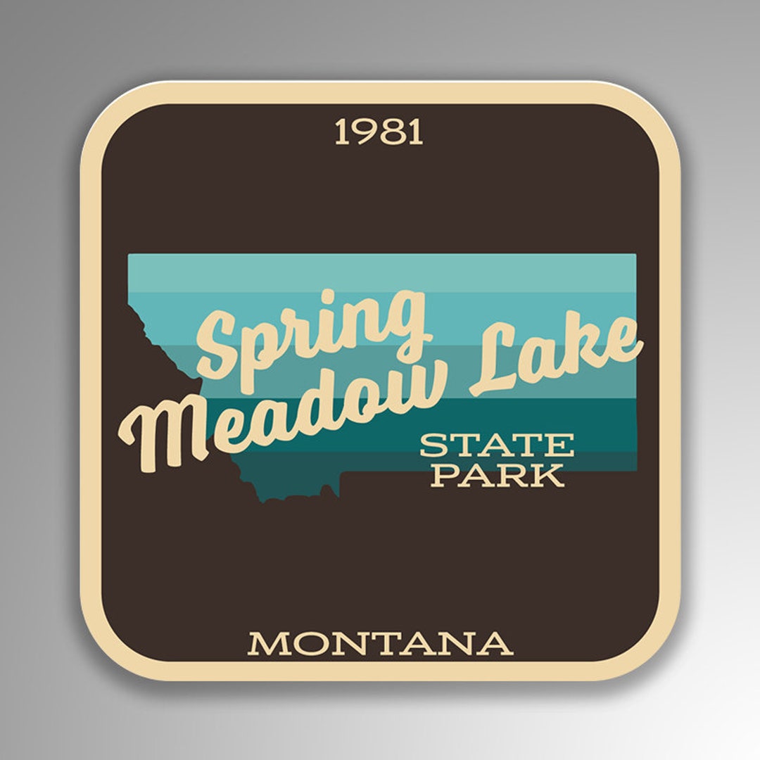 Spring Meadow Lake State Park Decal Sticker | 4-inches | Premium ...