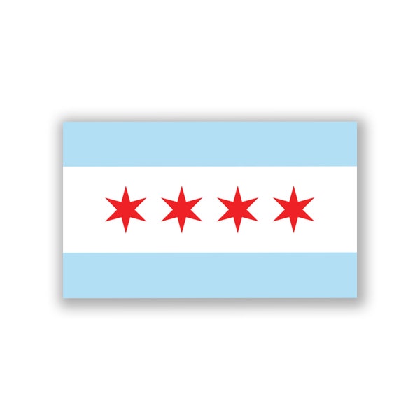 Chicago Flag Patch - Etsy