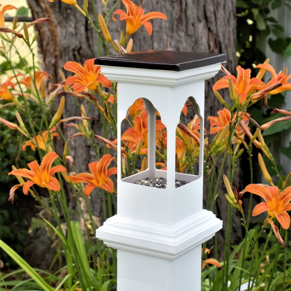 Post Mount Bird Feeder - Etsy