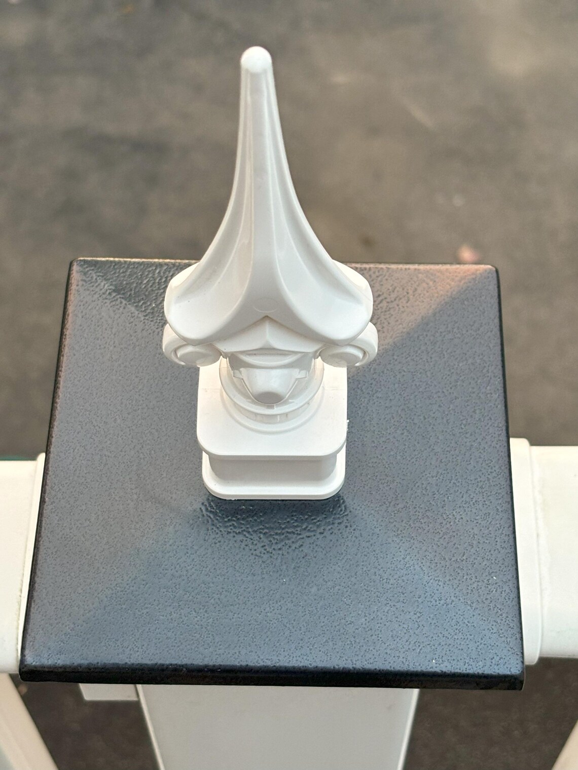 Slate New Color England Spire Post Cap: 4inch Post Metal PVC, Handmade ...