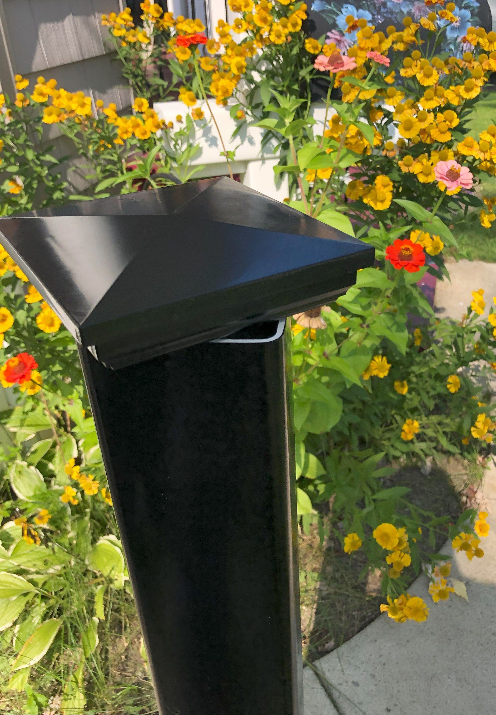 Black Color 4 New England PVC Post Cap-4 Inch Post Cap - Etsy