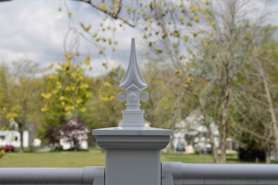 White 4 New England Inspire PVC Post Cap-4 Inch Cap Cap - Etsy