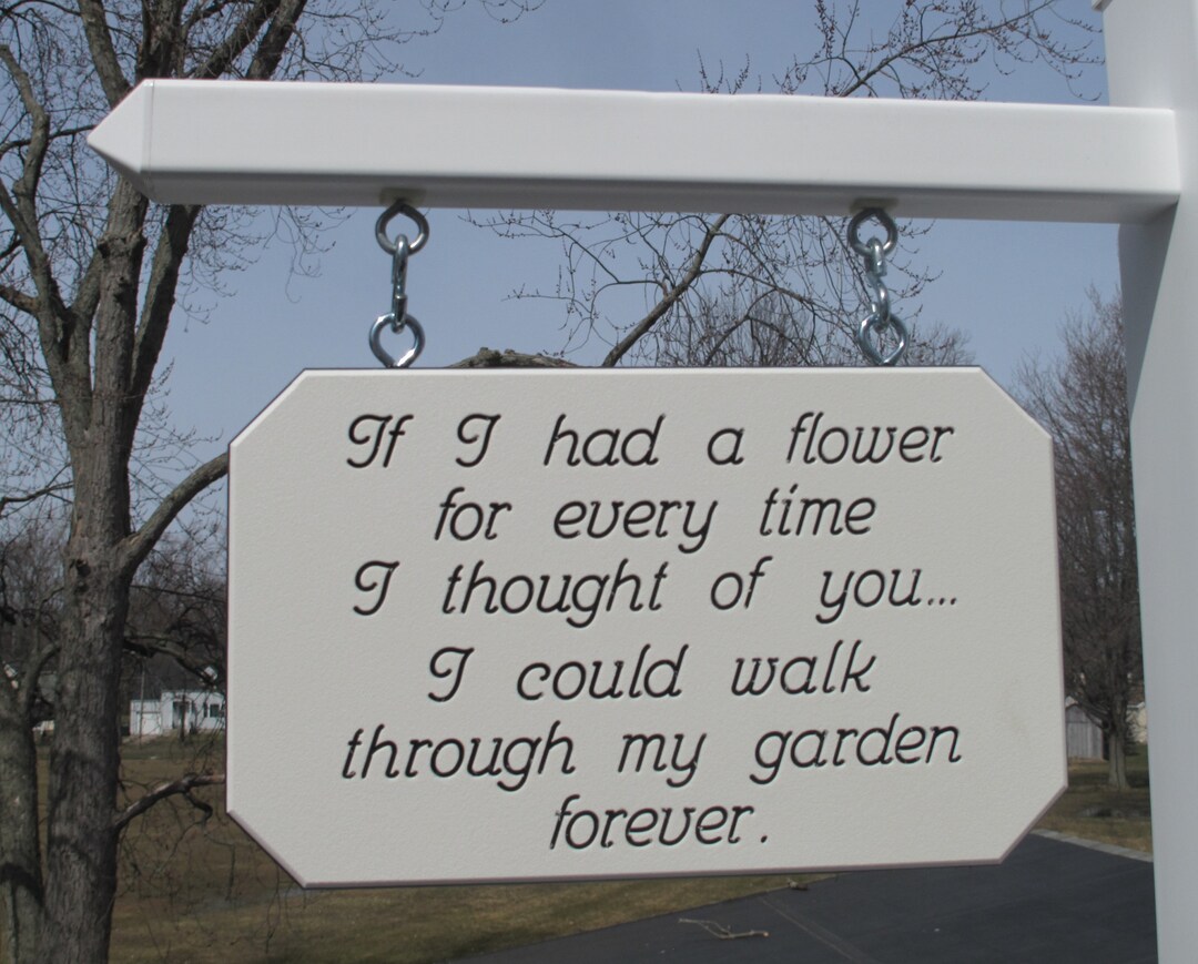 Stock Standard Engraved Signs King Colorcore - Rich Engraving- Garden ...