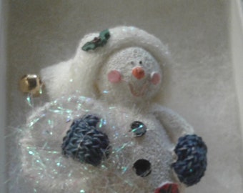 Snowman with pipe | Etsy