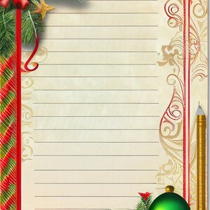 Three Lined Vintage Style Christmas Papers, JPG Files - Etsy