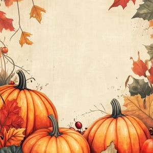 Five Traditional Thanksgiving Background Papers to Download and Print ...