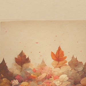 Set of Five Beautiful Autumn Paper Backgrounds to Download, 8.5 X 11 - Etsy