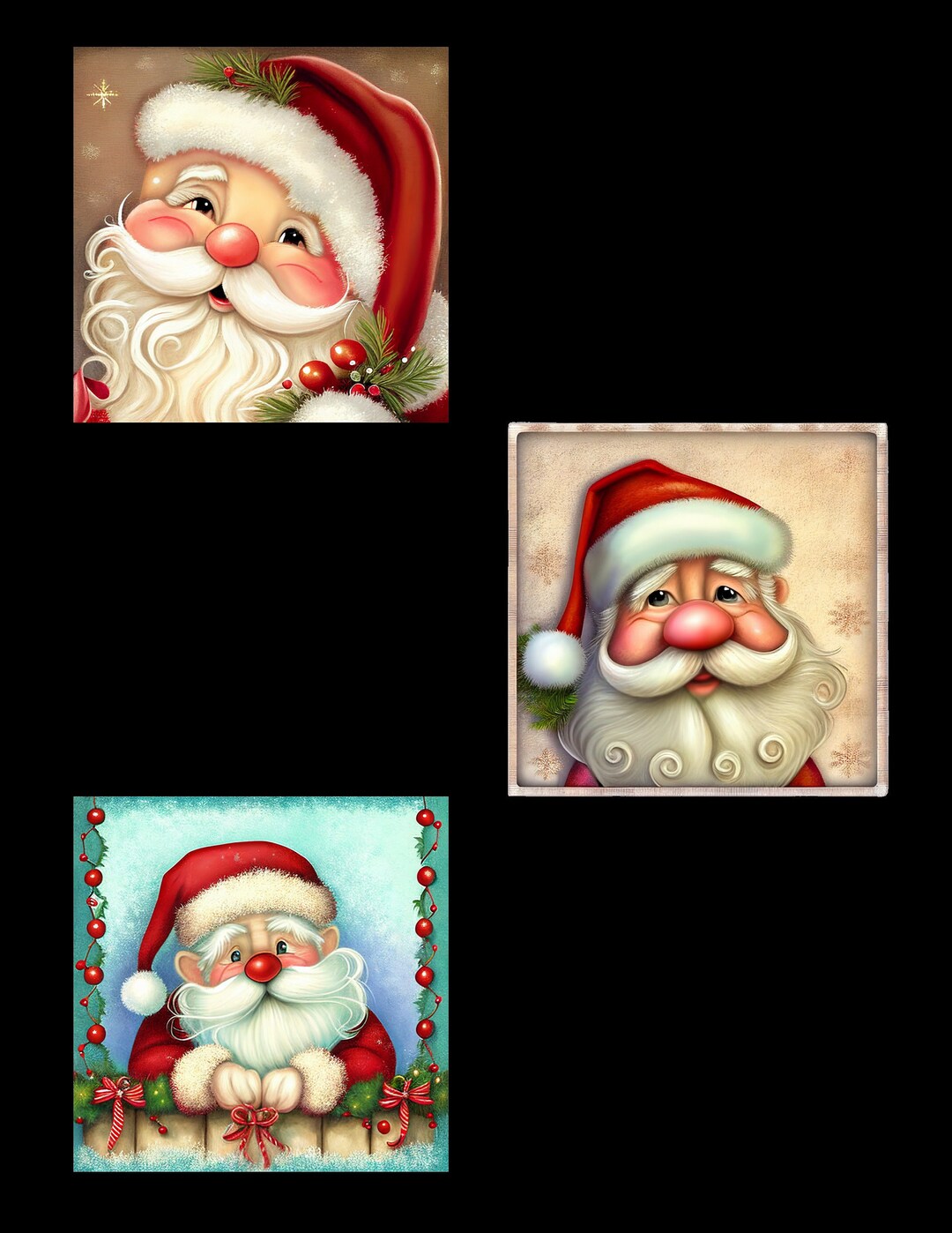 Cute Santa, Elves, and Reindeer Clip Art Files for You to Download and ...