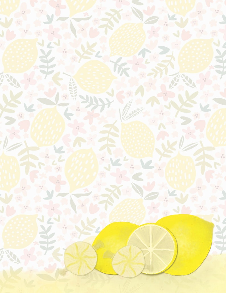 Lemon Drop Lined and Unlined Writing Papers/stationery for - Etsy