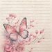 Butterfly Blossom Lined and Unlined Writing Papers, Instant Download ...