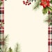 Tartan Memories Christmas Winter Holiday Bordered Digital Papers ...