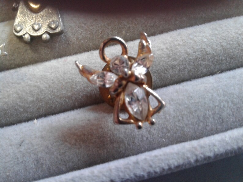 Selection of Small Mostly Religious Pins, Angels, Etc.--sold Separately ...