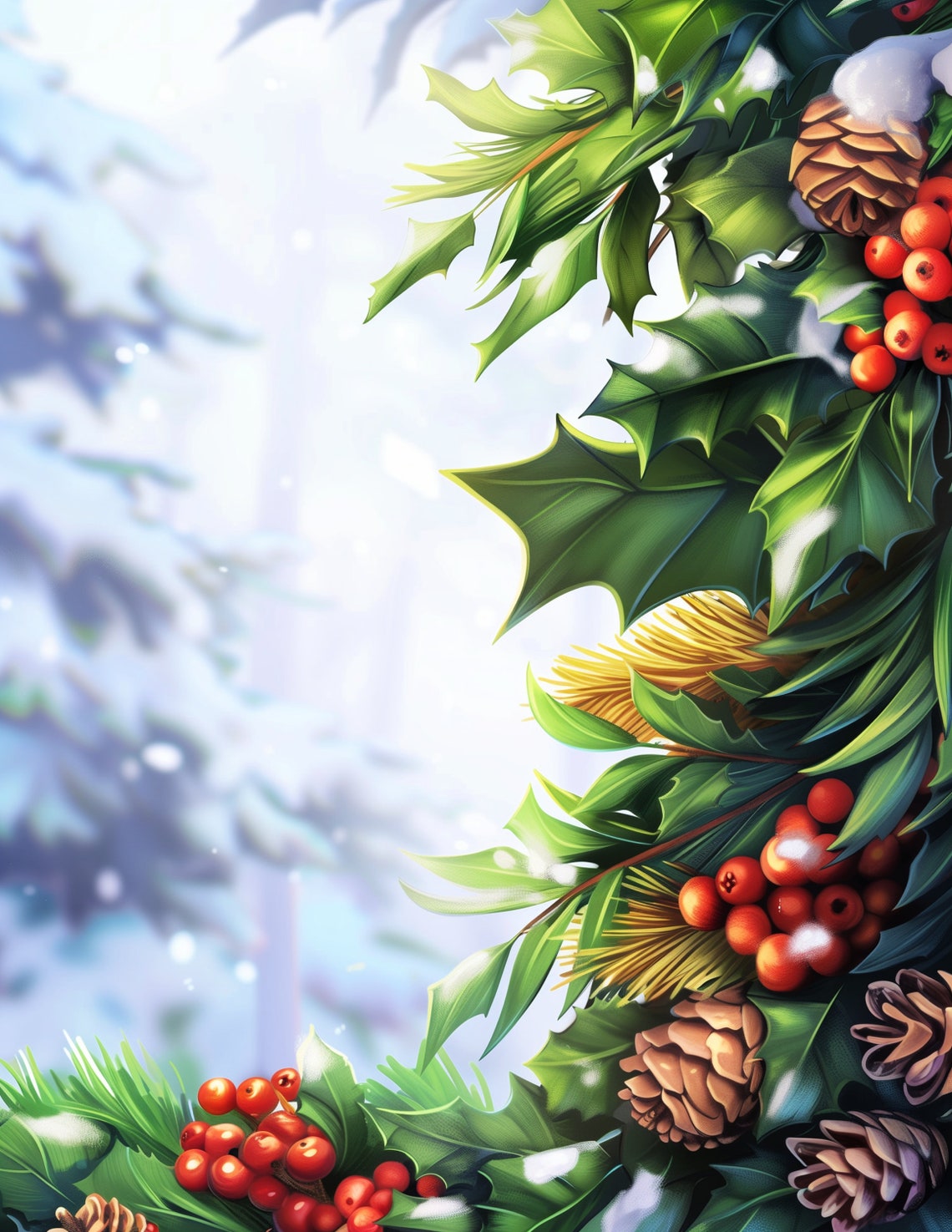Christmas Scrapbook Paper: Nostalgic Holiday Backgrounds (digital ...