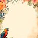 Floral Bird Digital Paper: Elegant Backgrounds (digital Download) - Etsy