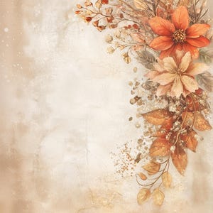 Late Autumn Themed Lined and Unlined Writing Papers, Two Designs - Etsy