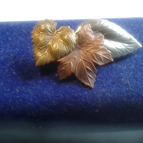 Autumn Leaf Brooch - Etsy