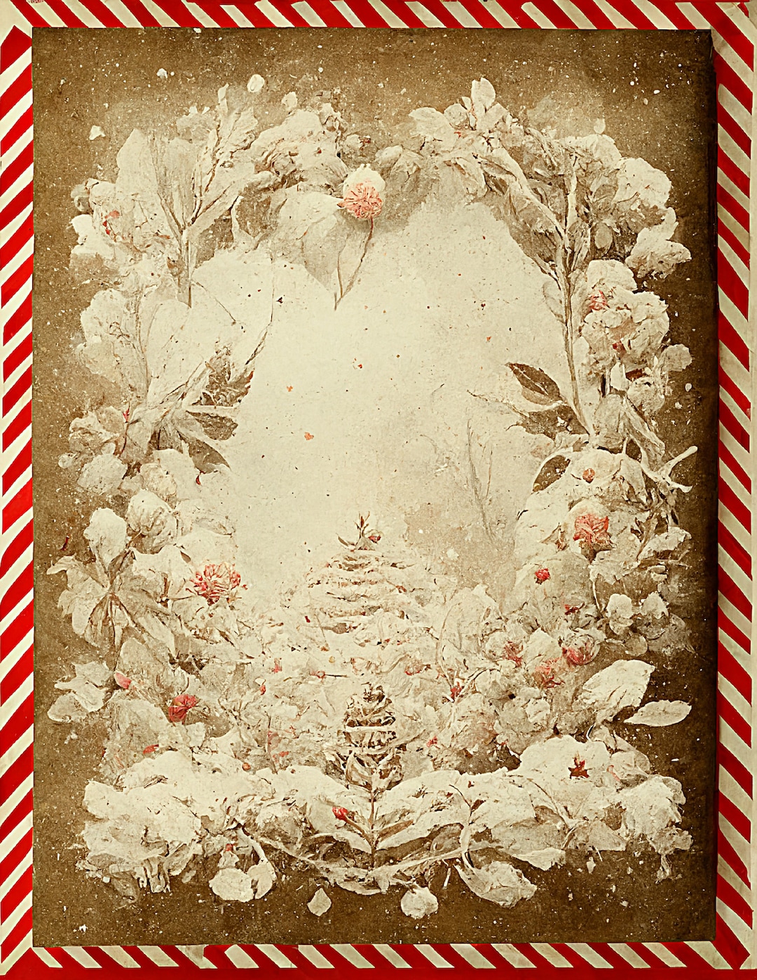 Five Vintage Christmas Digital Papers/backgrounds for Instant Download ...
