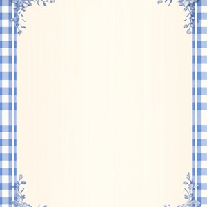 Blue Gingham Digital Papers/backgrounds for Instant Download - Etsy