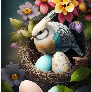 Five Beautiful Easter Backgrounds for Instant Download, JPG Files - Etsy