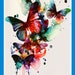 Butterflies Lined and Unlined Writing Papers for Instant Download - Etsy
